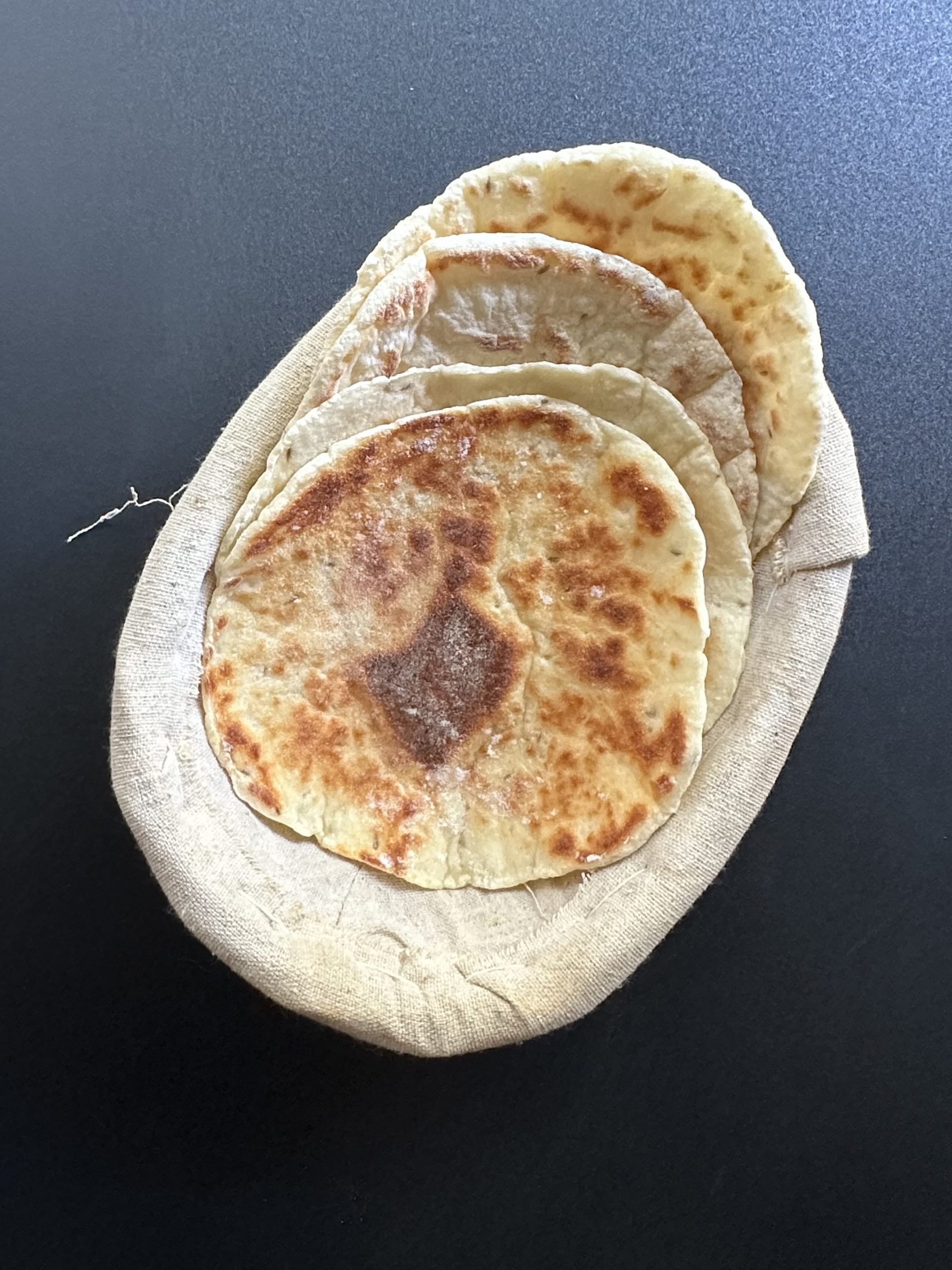 Pain Pita sans gluten avec seulement deux ingrédients
